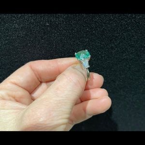 QVC | Jewelry | Qvc Aquamarine Ring | Poshmark